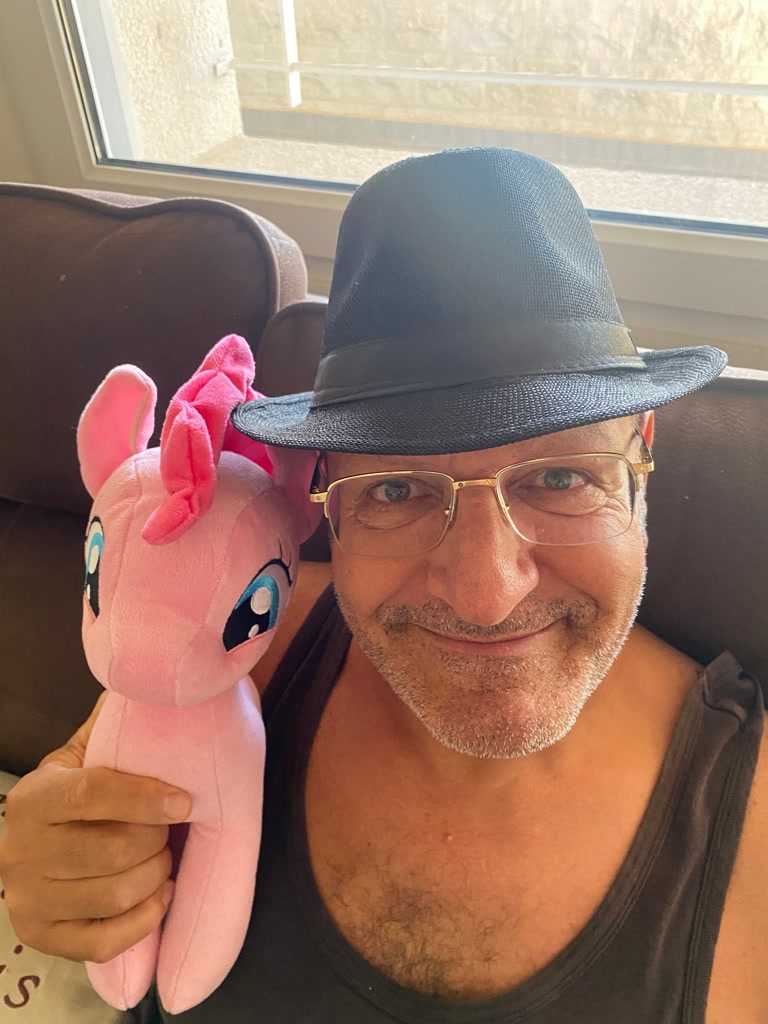 #2897265 - safe, pinkie pie, human, g4, brony, fedora, hat, irl, irl human, male, photo, plushie ...