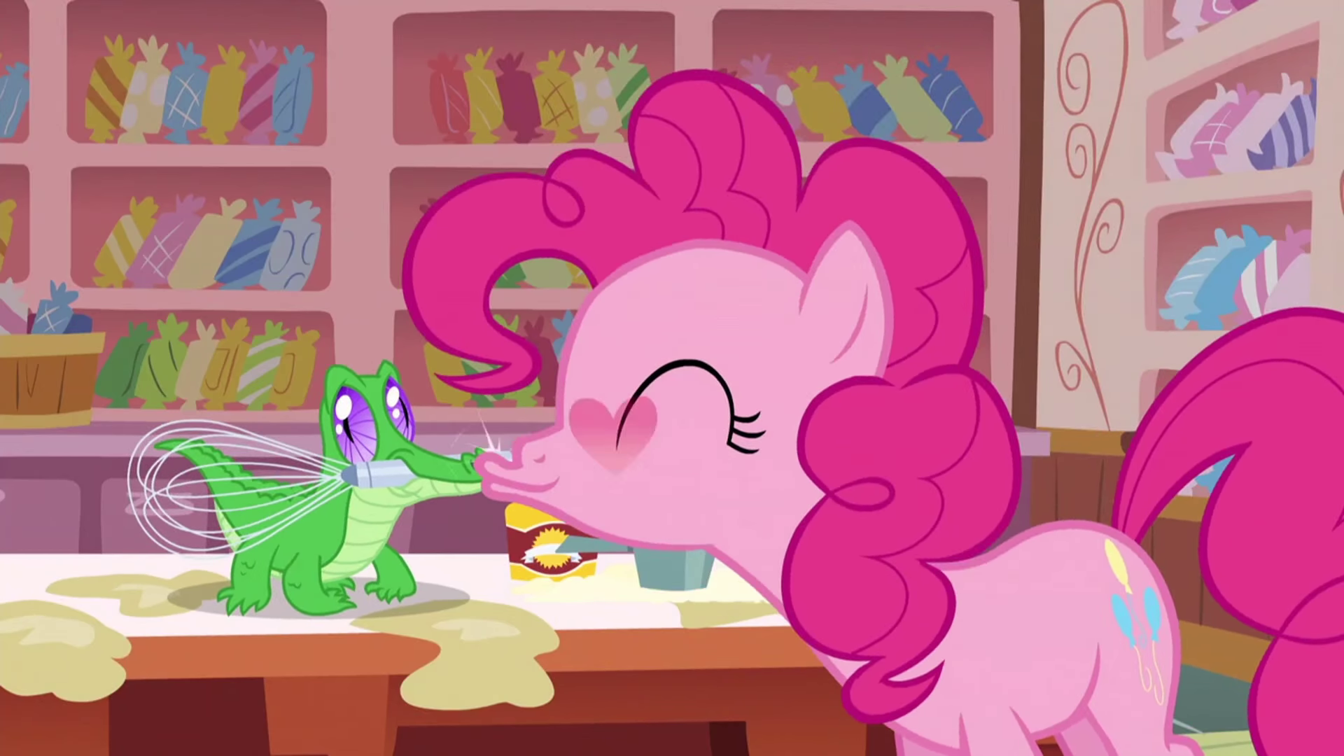 #2898160 - safe, screencap, gummy, pinkie pie, alligator, earth pony ...