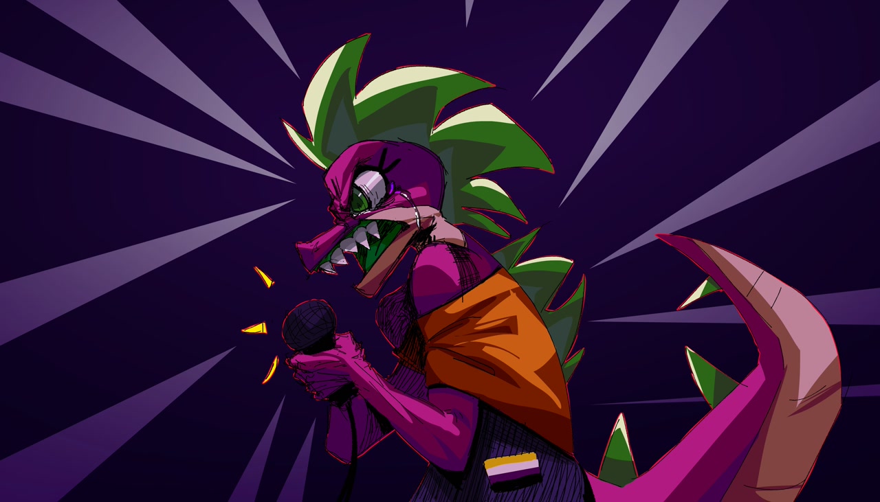 #2879465 - safe, artist:strange_raptor, spike, dragon, anthro ...