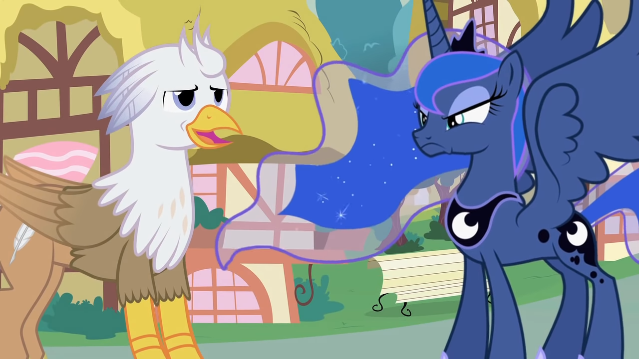 #2879694 - safe, artist:mlp-silver-quill, princess luna, oc, oc:silver ...