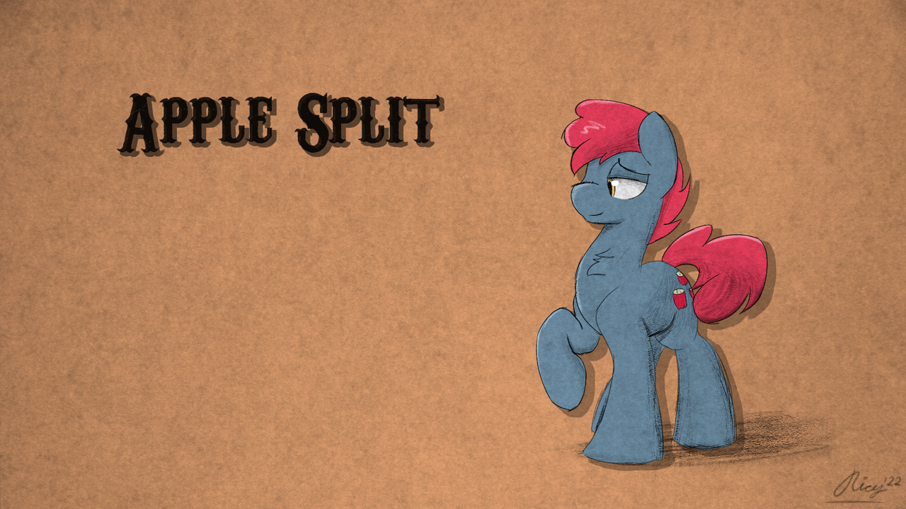 #2898537 - safe, artist:ricy, apple split, earth pony, pony, g4, apple ...
