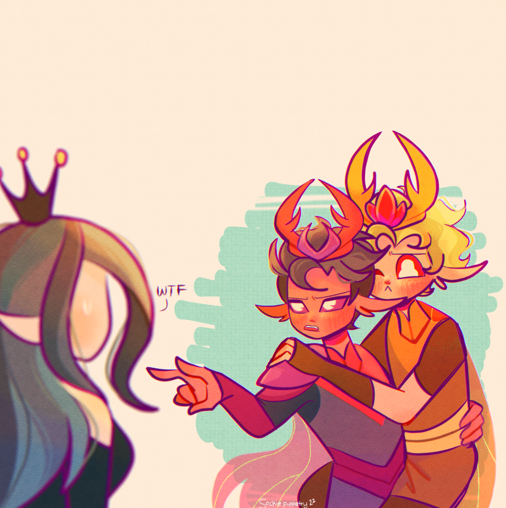 #2898549 - safe, artist:sockiepuppetry, pharynx, queen chrysalis ...