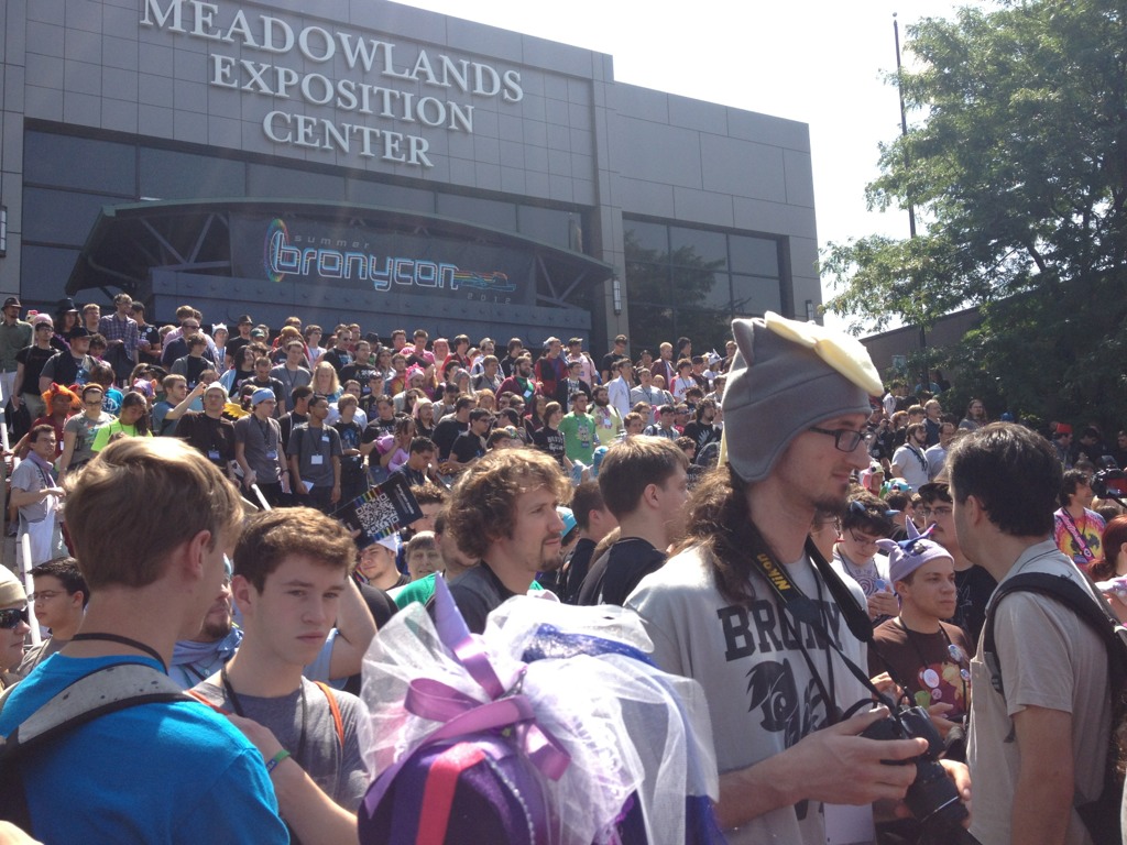 #2898763 - safe, human, bronycon, bronycon 2012, crowd, irl, irl human ...