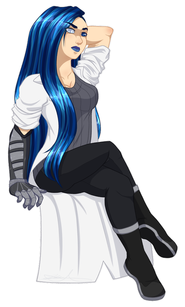 #2905290 - safe, artist:purplegrim40, oc, oc only, cyborg, human ...