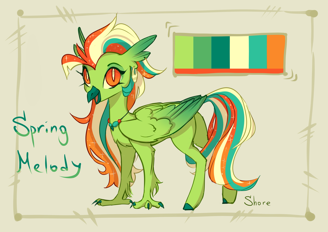 #2906704 - safe, artist:shore2020, oc, oc only, oc:spring melody ...