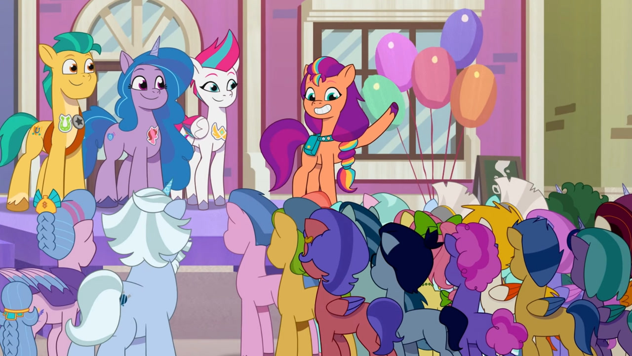 #2907265 - safe, screencap, alphabittle blossomforth, alpine aspen, cherry flyaway, dahlia ...