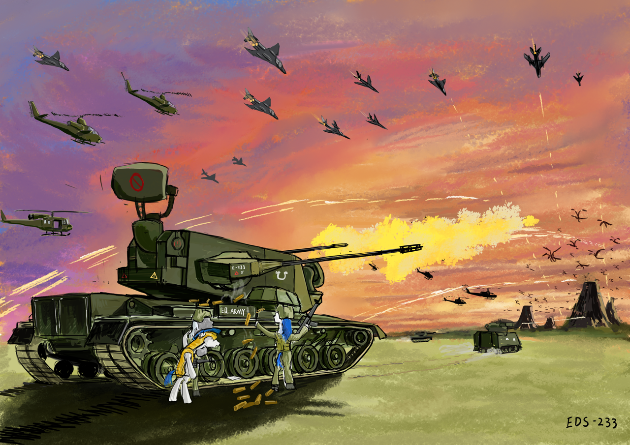 #2911626 - safe, artist:eds233, dragon, earth pony, pony, f-4 phantom ...