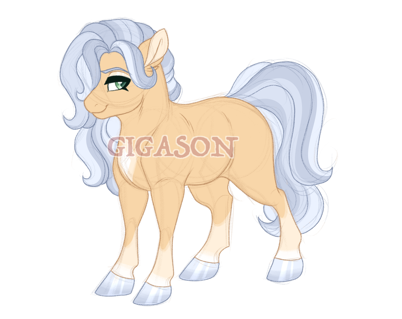 #2913915 - safe, artist:gigason, oc, oc only, oc:gold mine, earth pony, pony, female, mare ...