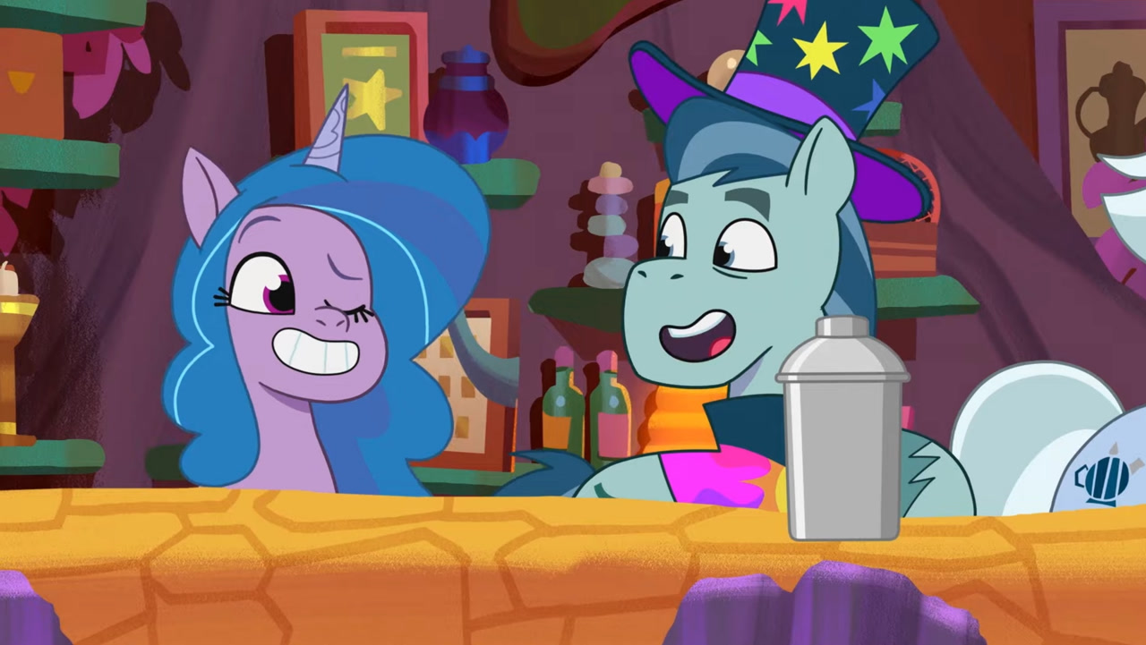 #2916473 - safe, screencap, alphabittle blossomforth, izzy moonbow ...