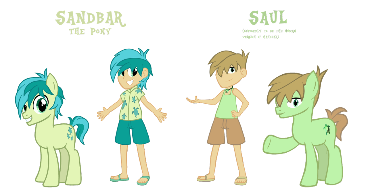 #2917884 - safe, artist:tarkan809, sandbar, human, pony, g4, clothes ...