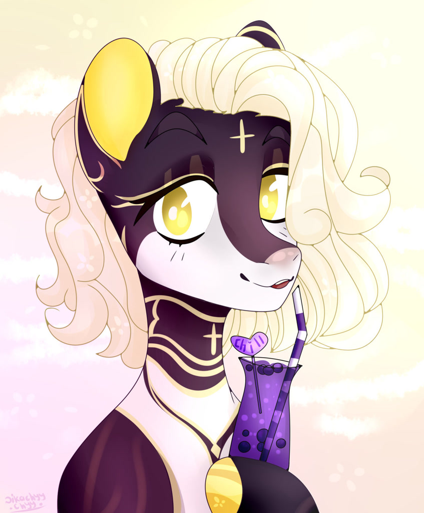 #2918614 - safe, artist:nikachyy, oc, oc only, earth pony, pony, bubble ...