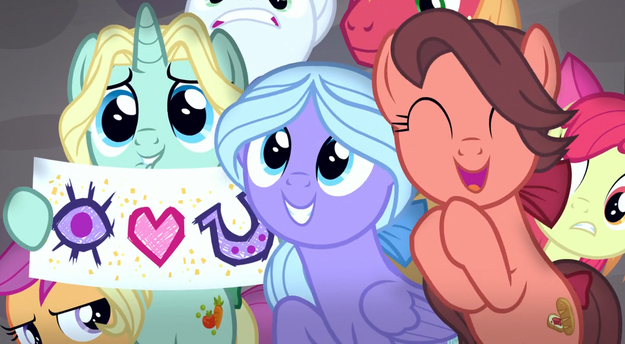 #2902299 - safe, screencap, apple bloom, big macintosh, dear darling ...