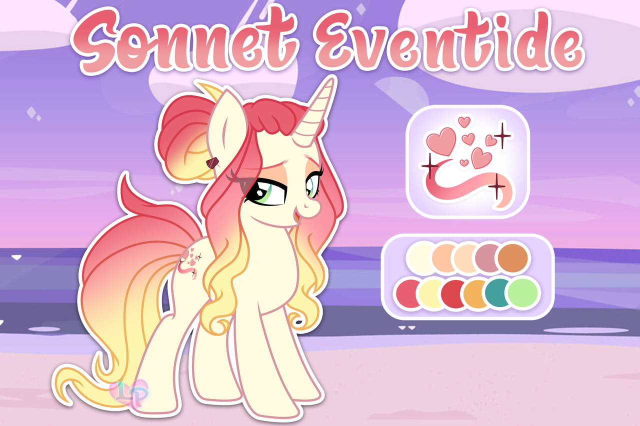 #2926483 - safe, artist:lovinglypromise, oc, oc only, oc:sonnet eventide, pony, unicorn, absurd ...