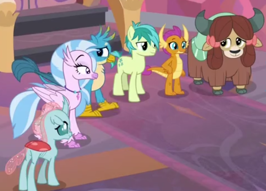 #2927407 - safe, screencap, gallus, ocellus, sandbar, silverstream ...