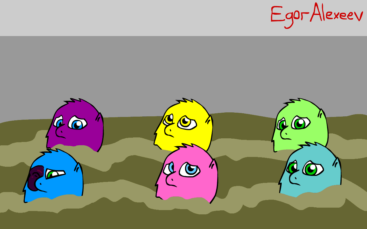 #2929950 - semi-grimdark, artist:egoralexeev, fluffy pony, abuse ...