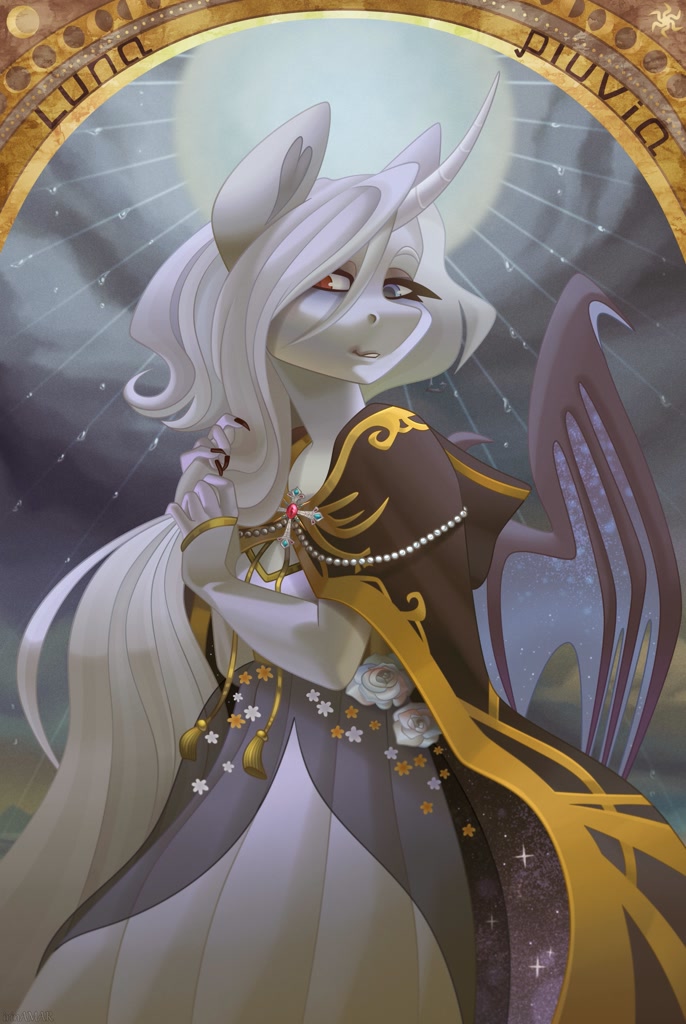 #2919597 - safe, artist:irinamar, oc, oc only, alicorn, bat pony, bat ...