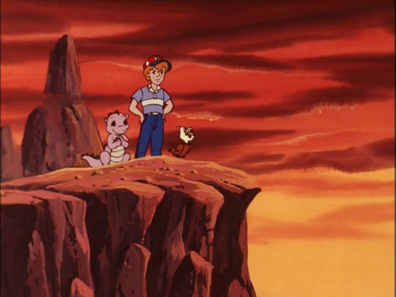 #2931688 - safe, screencap, danny williams, spike (g1), weston, bird ...