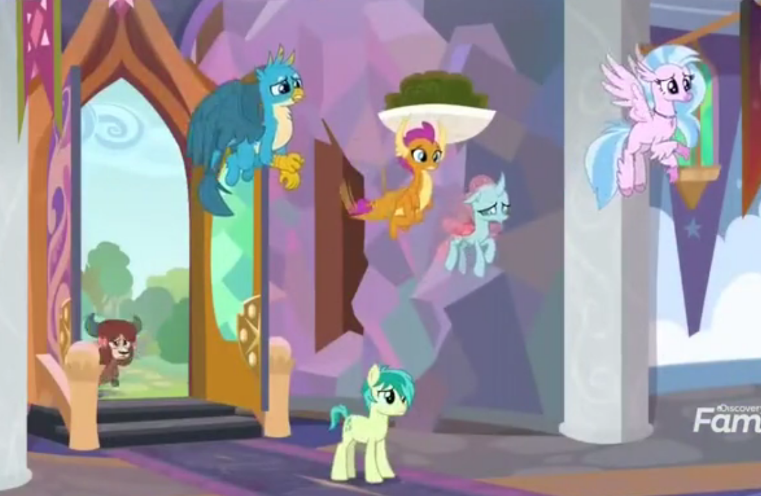 #2932517 - safe, screencap, gallus, ocellus, sandbar, silverstream ...