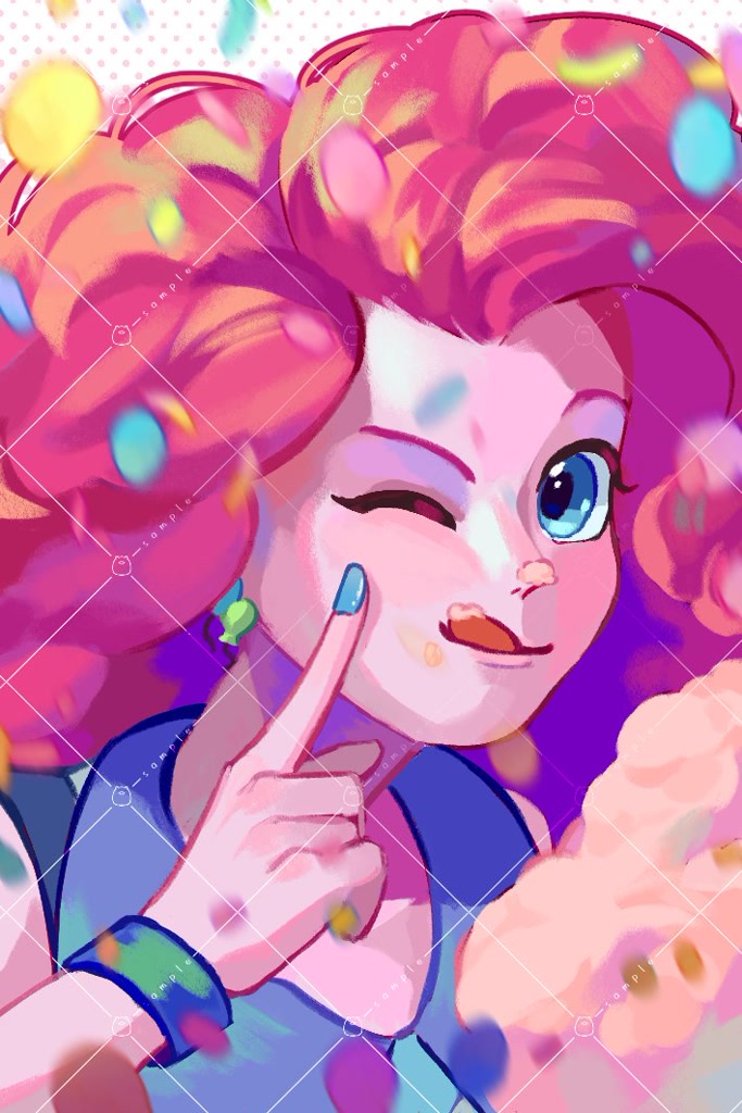 #2933171 - safe, artist:kameko_mikan, pinkie pie, human, equestria ...