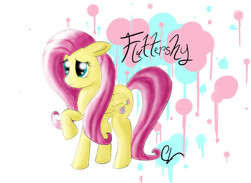 #2933404 - safe, artist:superjewishgoat, fluttershy, pegasus, pony, 2013, female, mare, old art ...