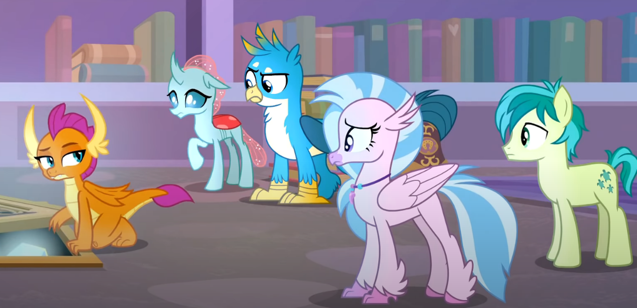 #2933432 - safe, screencap, gallus, ocellus, sandbar, silverstream ...