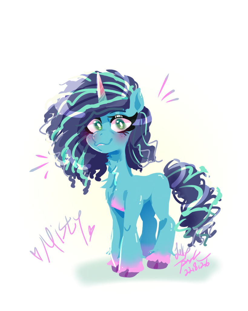 #2934973 - safe, artist:jully-park, misty brightdawn, pony, unicorn, g5 ...