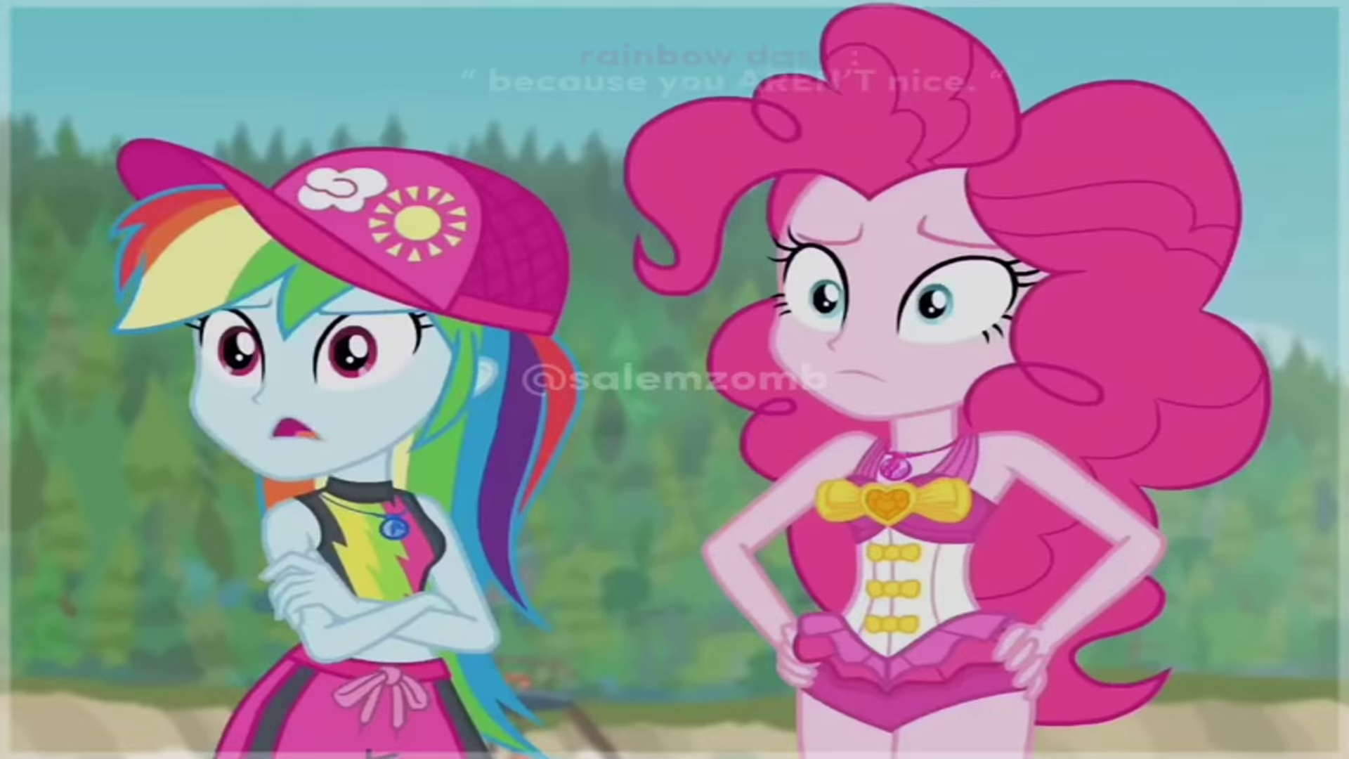 #2936639 - safe, edit, edited screencap, screencap, sound edit, applejack, fluttershy, gummy ...