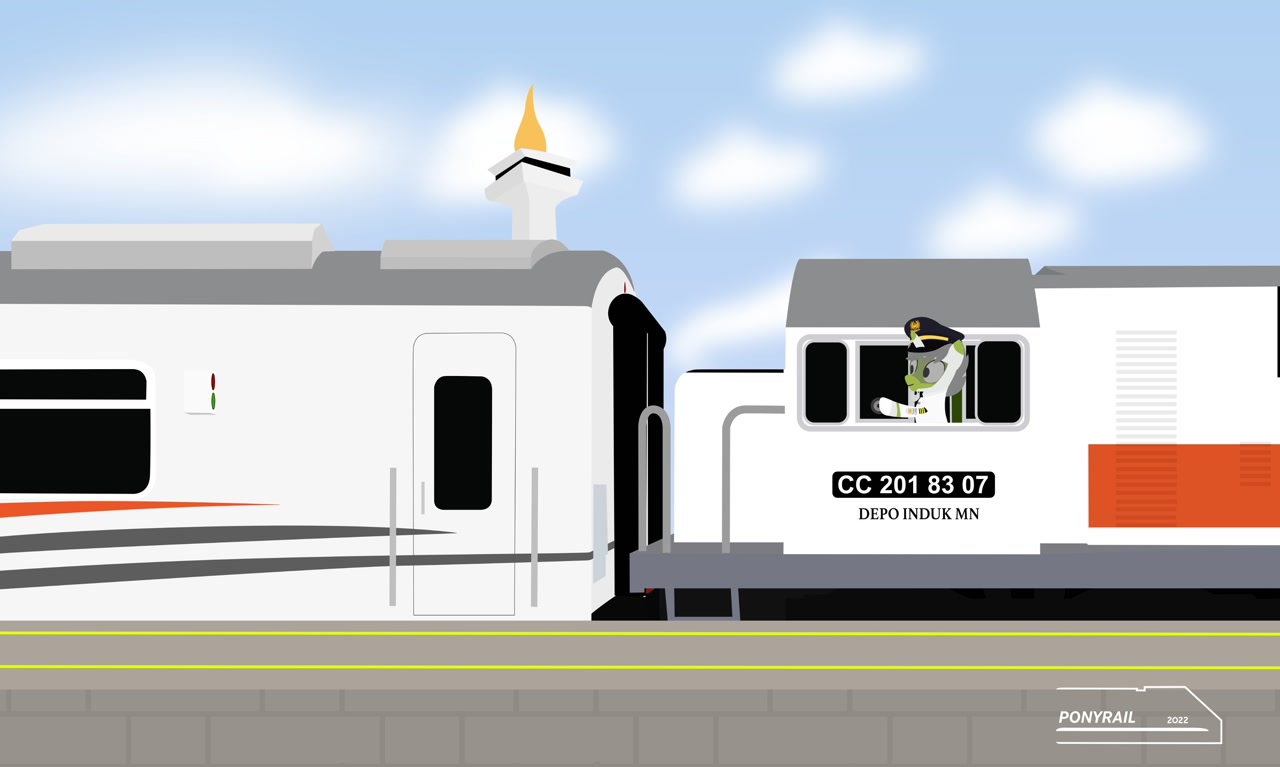 #2937763 - safe, artist:ponyrailartist, oc, oc only, oc:greenline ...