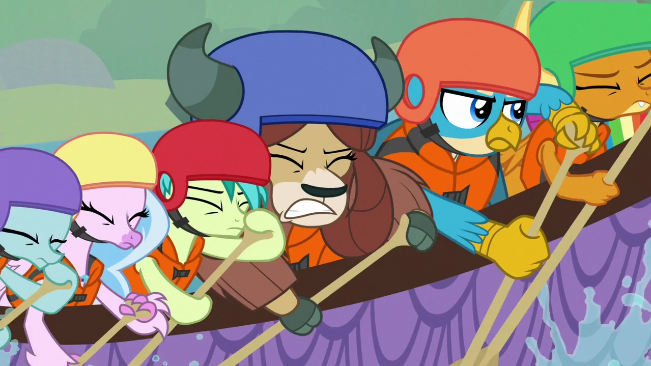 #2938701 - safe, screencap, gallus, ocellus, sandbar, silverstream ...