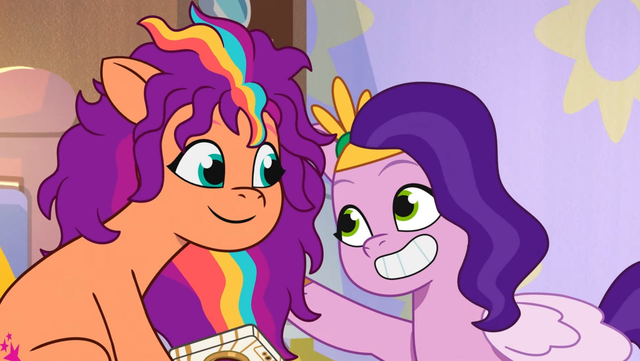 #2921264 - safe, screencap, pipp petals, sunny starscout, earth pony ...