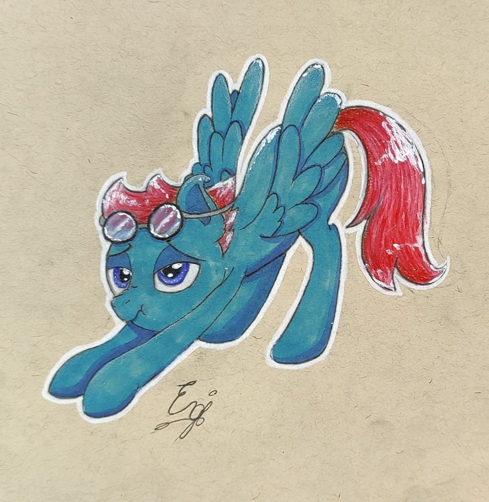 #2924173 - safe, artist:engi, oc, oc only, oc:engi, pegasus, pony ...