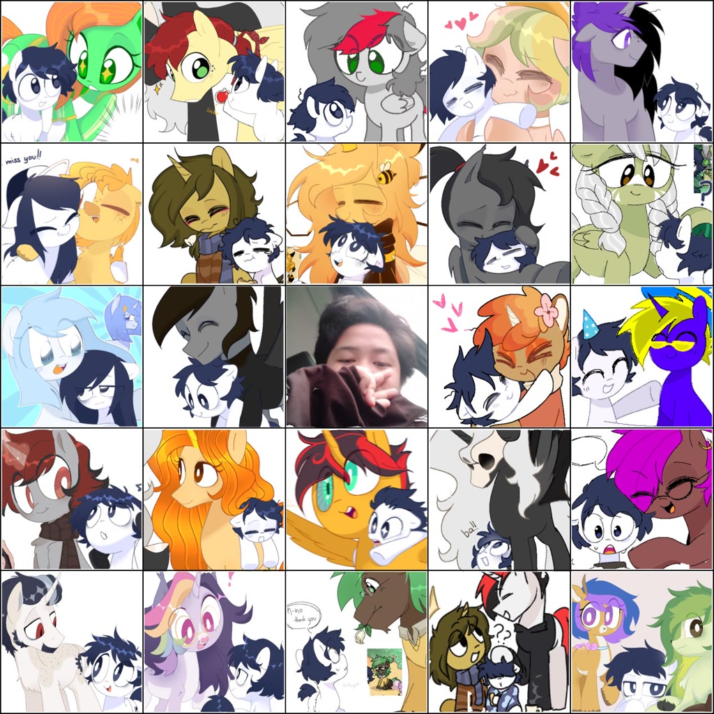 #2946554 - safe, artist:inkp0ne, oc, oc:cyberloo, oc:goldheart, oc ...