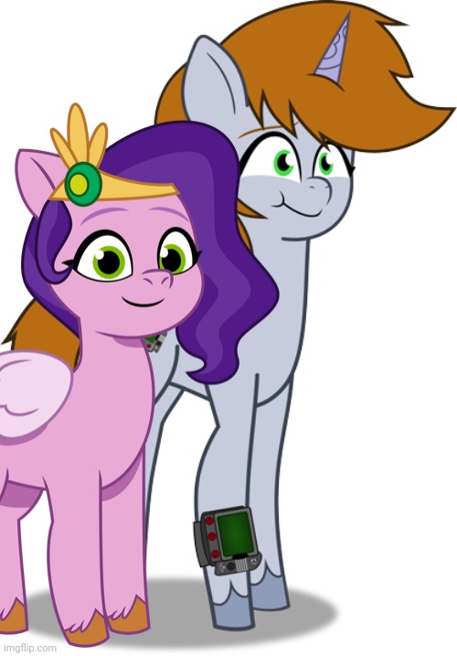 #2946949 - safe, artist:isaac_pony, pipp petals, oc, oc:littlepip ...