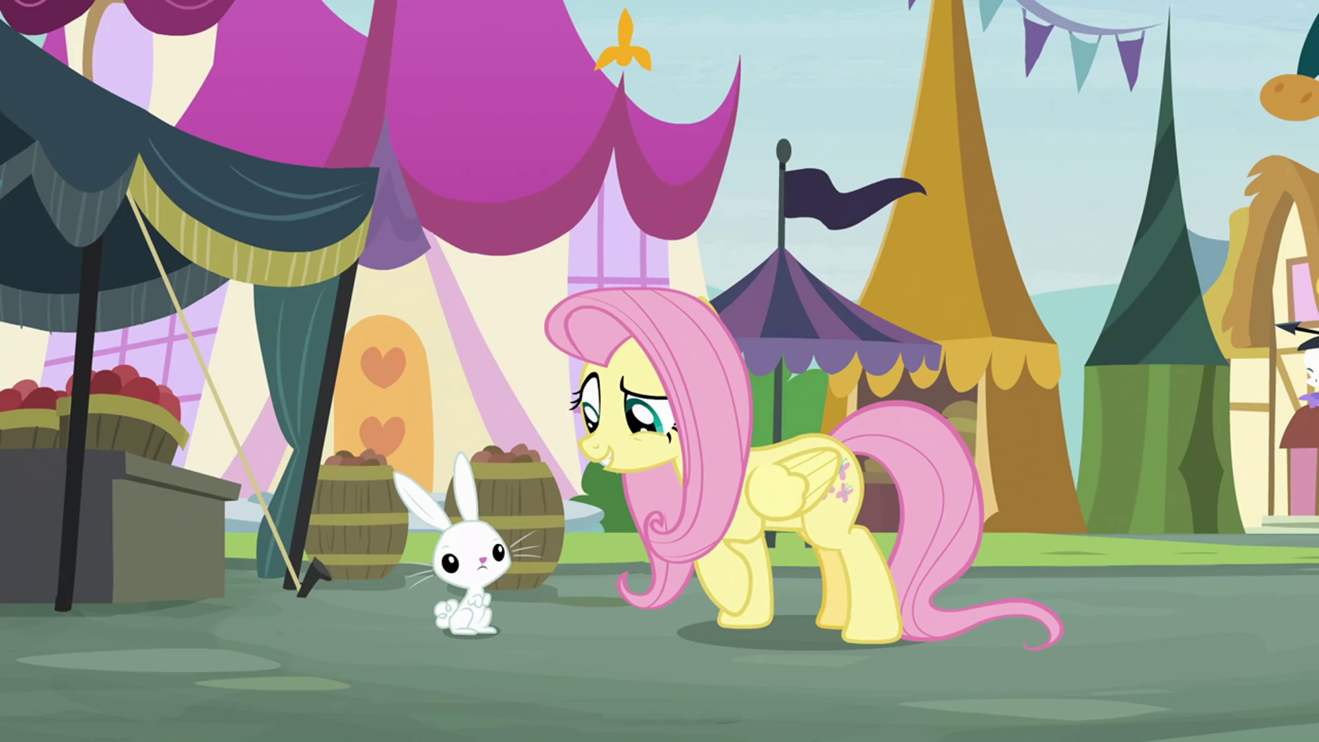 #2947092 - safe, screencap, angel bunny, fluttershy, pegasus, pony ...