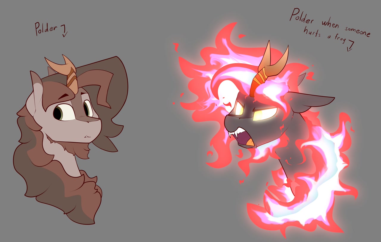 #2947669 - safe, artist:renderpoint, oc, oc only, oc:polder everglade, kirin, nirik, solo ...