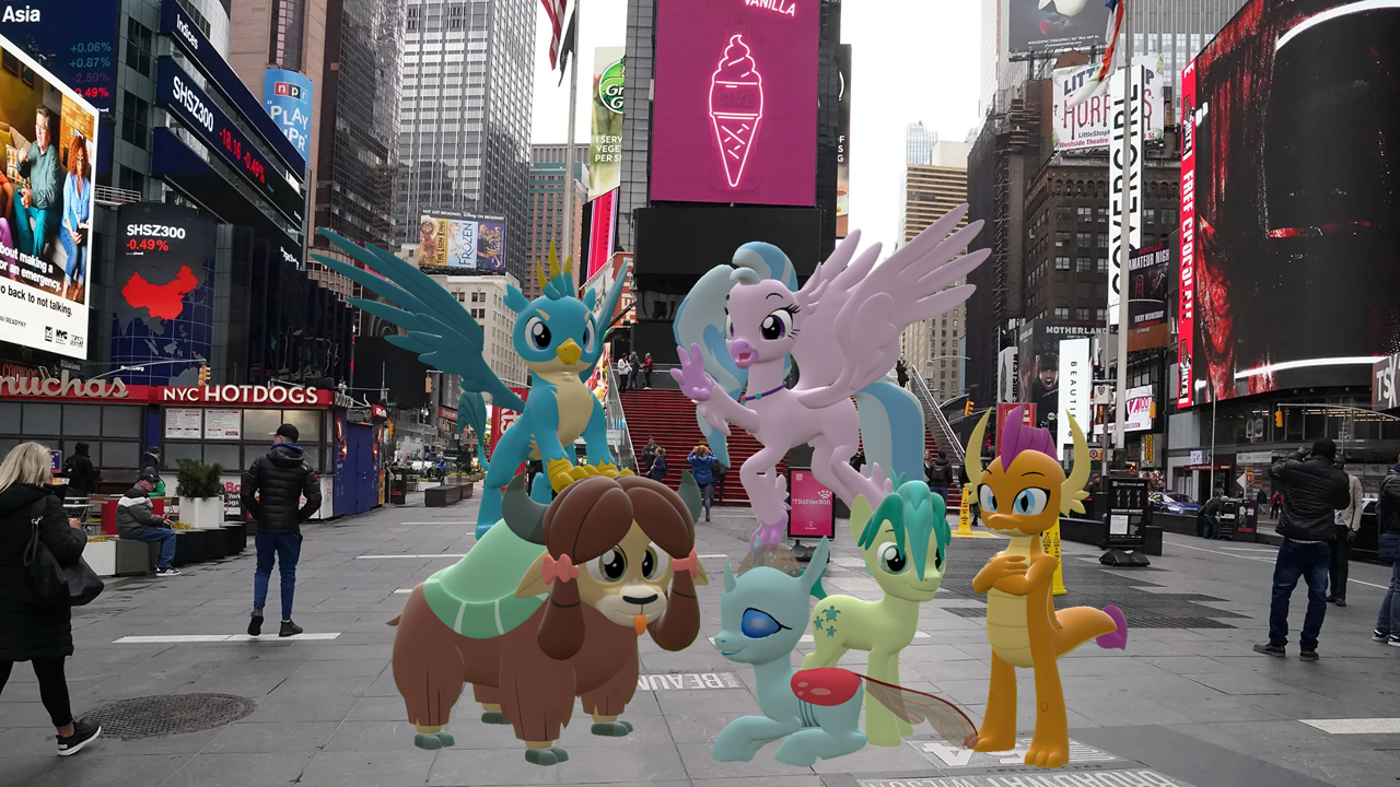 #2948108 - safe, artist:php170, gallus, ocellus, sandbar, silverstream ...