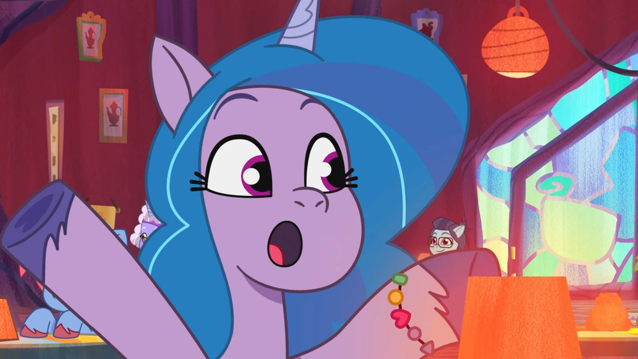 #2948308 - safe, screencap, elderberry blossom, izzy moonbow, kazoo (g5 ...