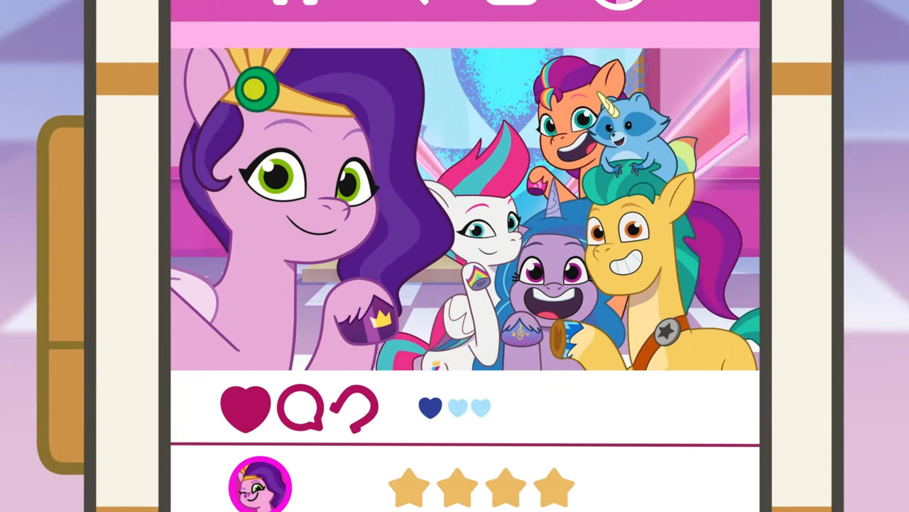 #2948446 - safe, screencap, hitch trailblazer, izzy moonbow, pipp petals, sunny starscout, zipp ...