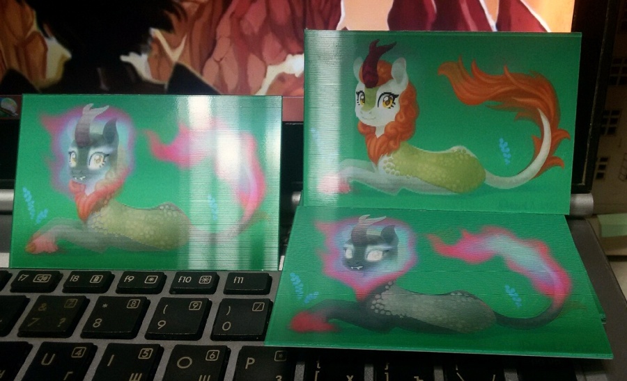 #2948689 - safe, artist:dany-the-hell-fox, autumn blaze, kirin, nirik, g4, computer, flower ...