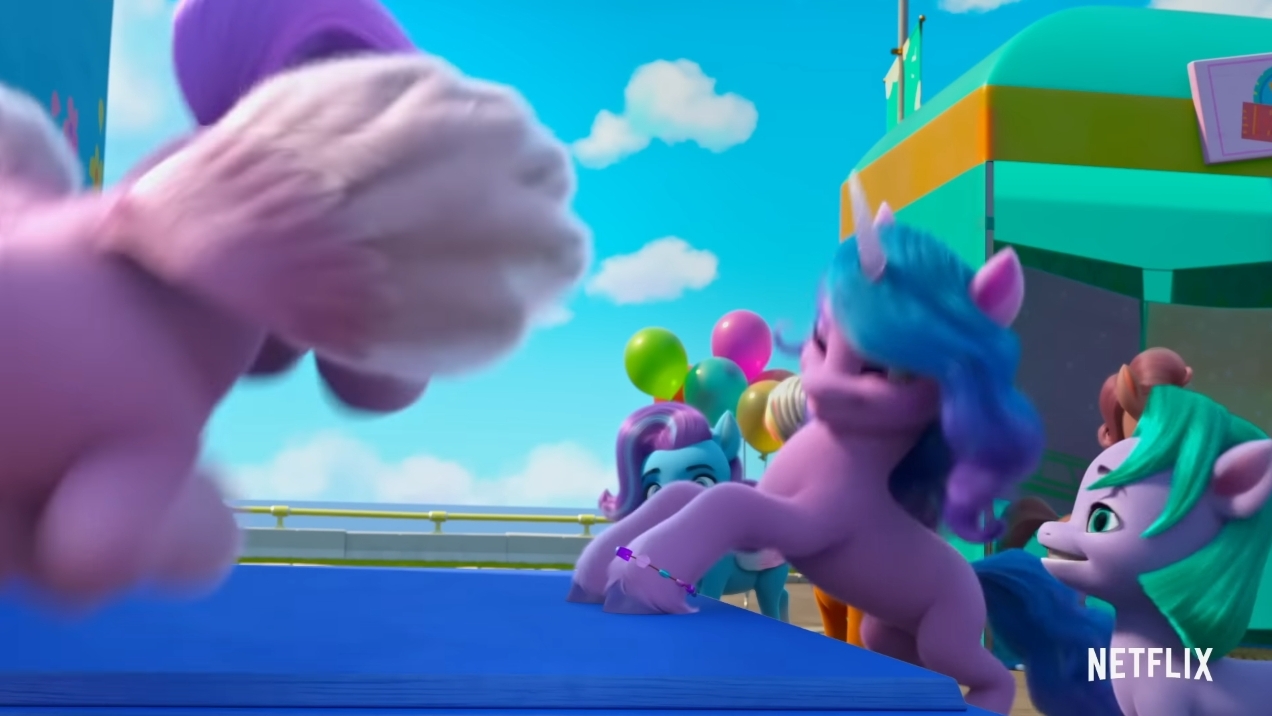 #2950347 - safe, screencap, glory (g5), izzy moonbow, peach fizz, pipp ...