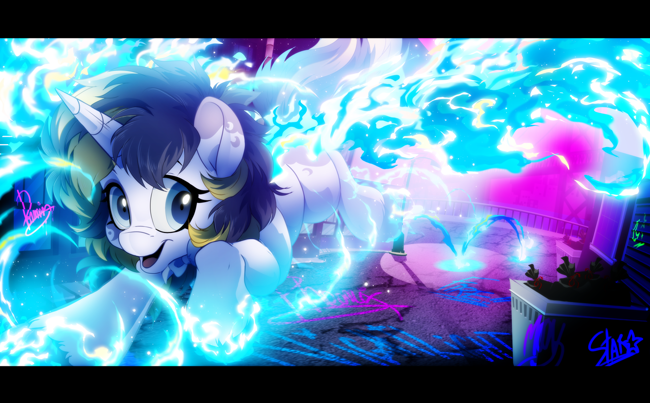 #2950627 - safe, artist:dormin-dim, oc, oc only, pony, unicorn, solo ...