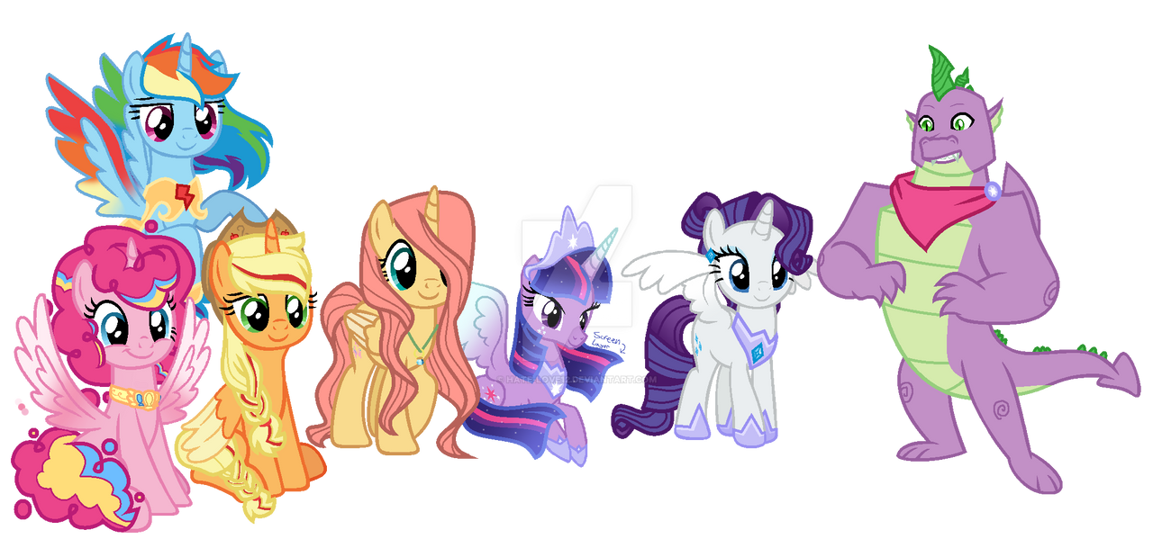 #2950743 - safe, artist:hate-love12, applejack, fluttershy, pinkie pie ...