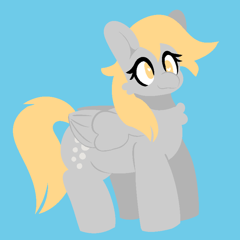 #2951059 - safe, artist:myahster, derpy hooves, pegasus, pony, blue ...