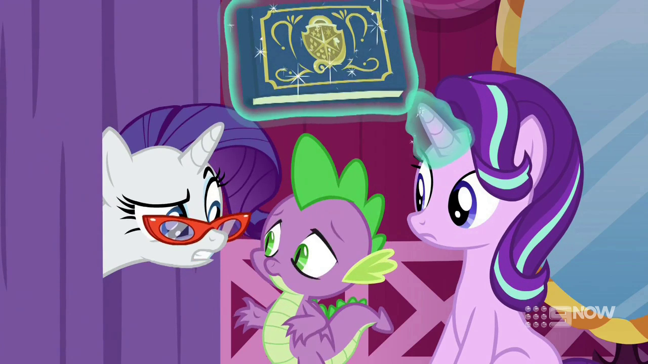 #2951430 - safe, screencap, rarity, spike, starlight glimmer, dragon ...