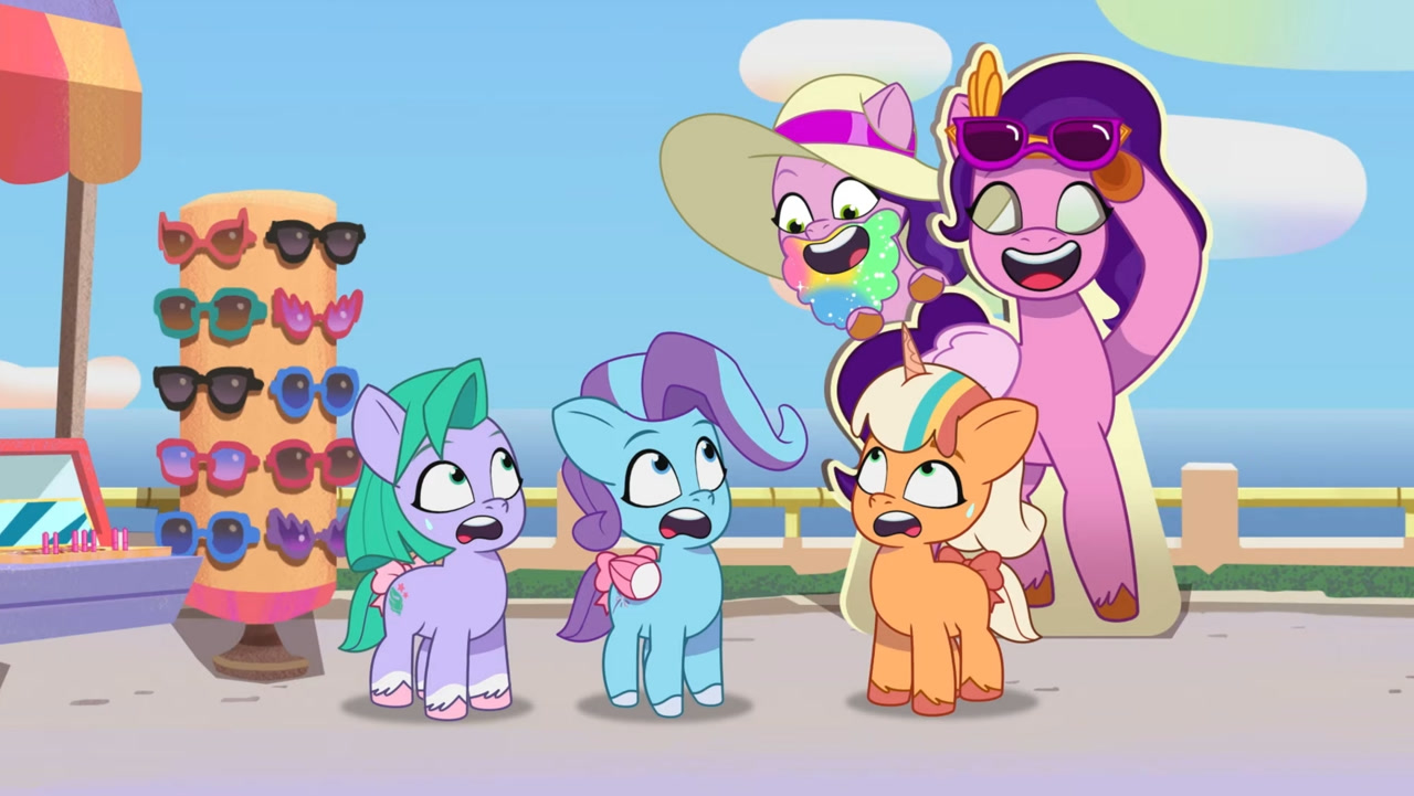 #2952670 - safe, screencap, glory (g5), peach fizz, pipp petals, seashell (g5), earth pony ...