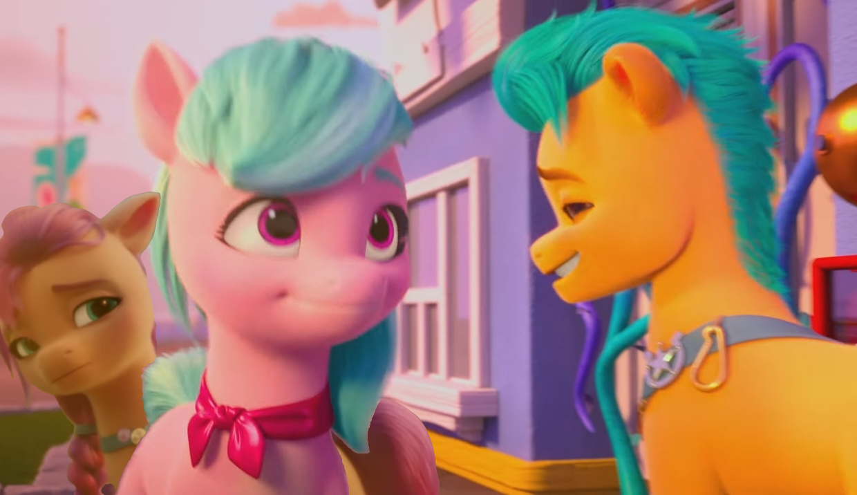 #2952949 - safe, edit, edited screencap, screencap, dahlia, hitch trailblazer, sunny starscout ...