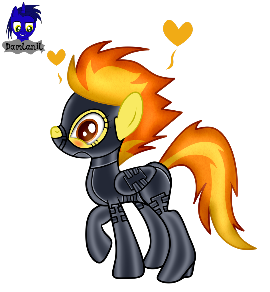 #2954108 - safe, artist:damlanil, spitfire, pegasus, pony, g4, bdsm ...