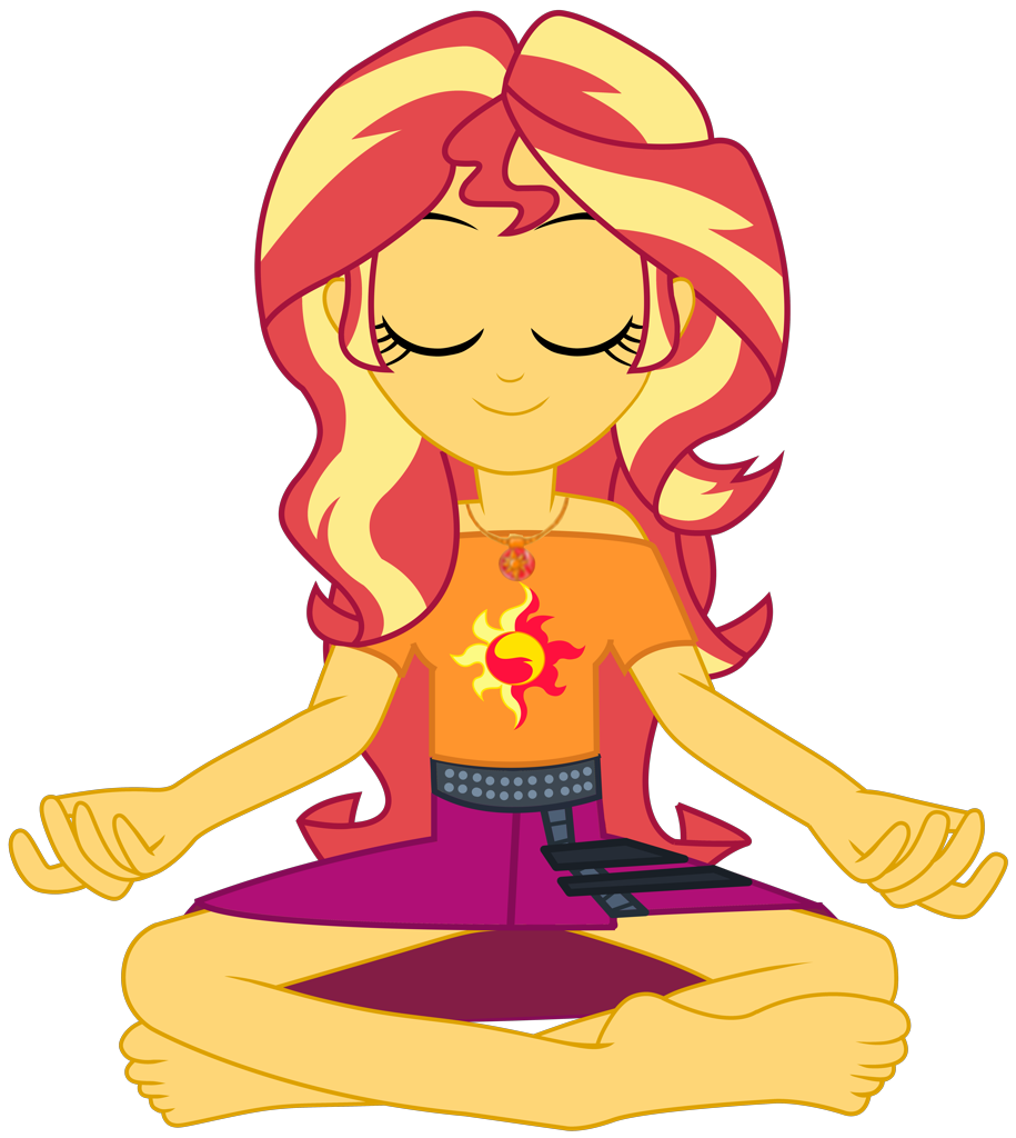 #2954206 - safe, artist:chrismc373, sunset shimmer, human, pony ...
