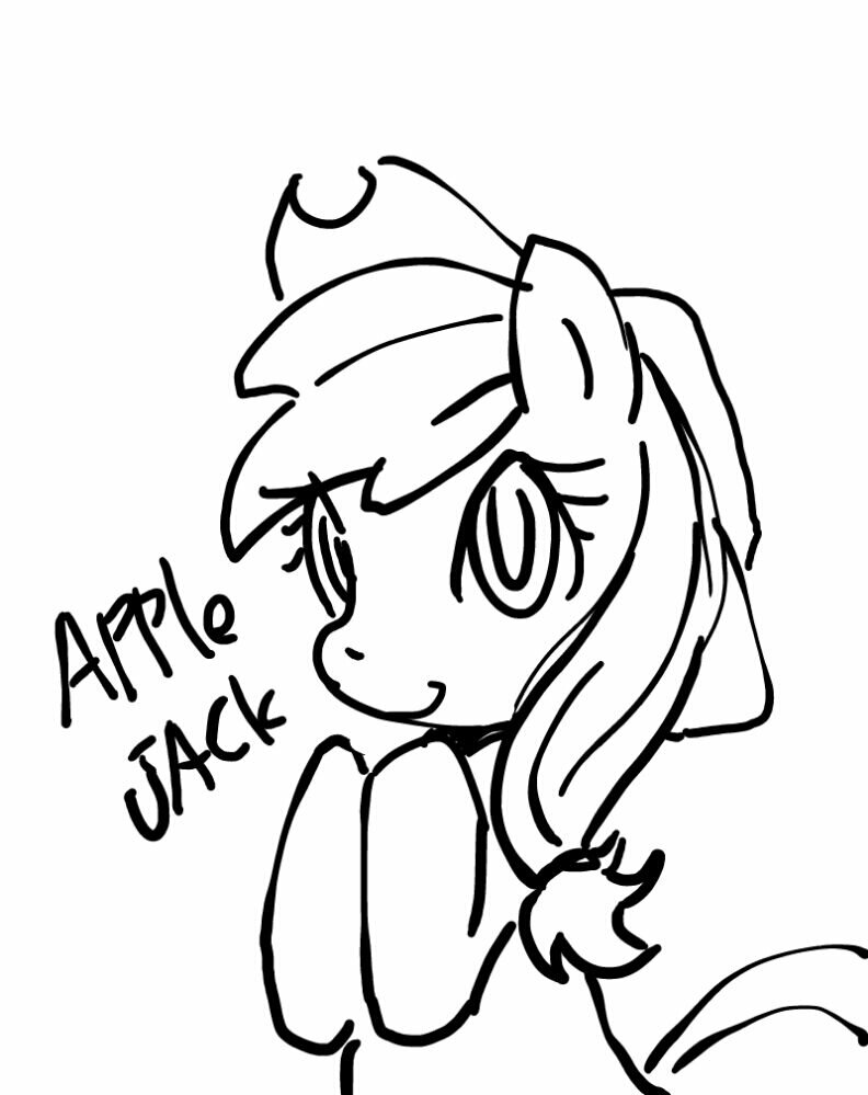 #2954547 - safe, artist:maren, applejack, earth pony, pony, g4, 2013 ...