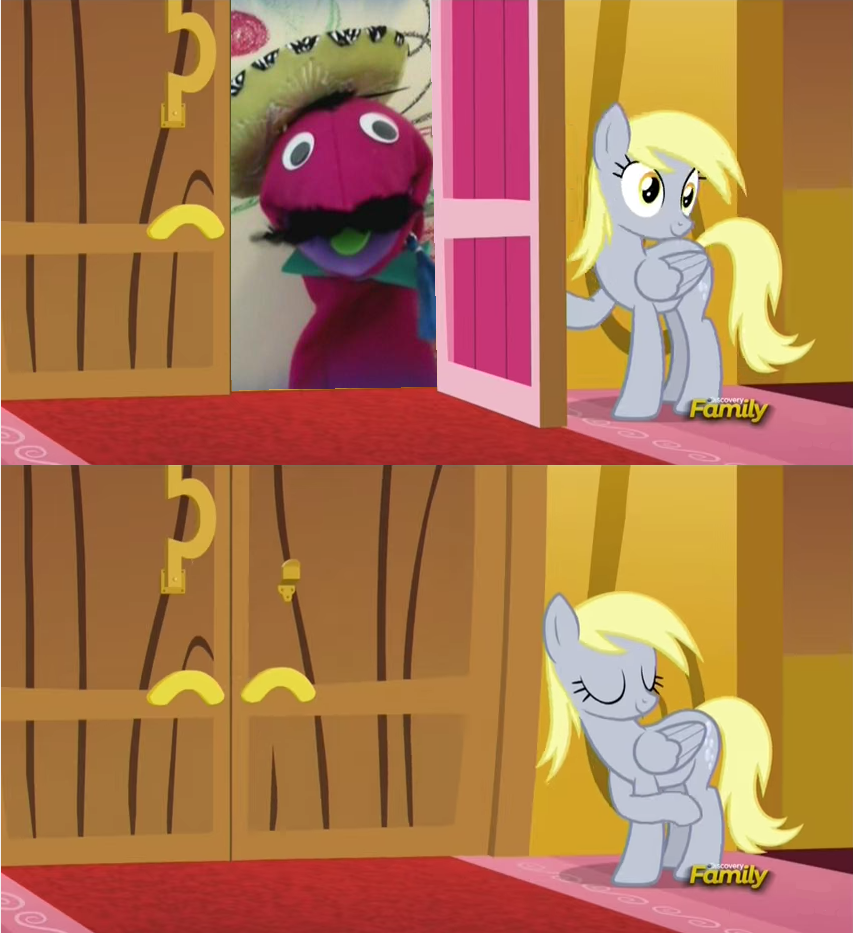 #2954921 - safe, edit, edited screencap, screencap, derpy hooves, señor ...